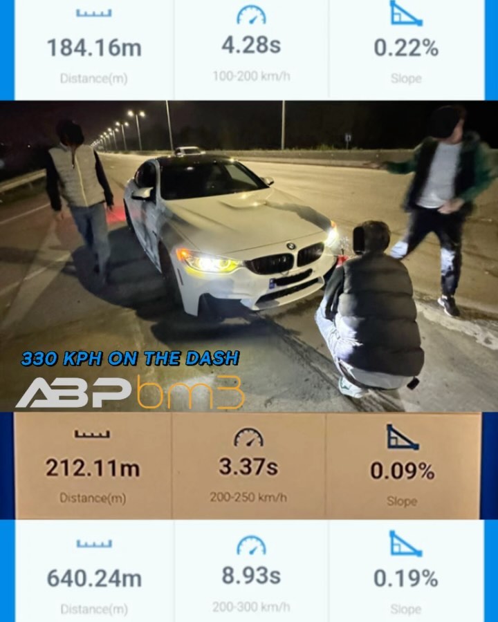 330 KPH F82 M4 – Dash fulfilled We tuned this machine through BM3’s tune edit… – Pureturbos
